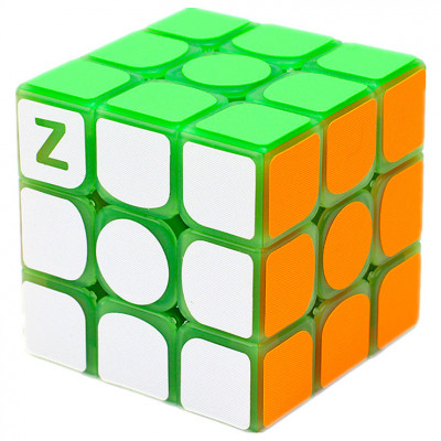 Z Cube Luminous 3x3 Transparent Green → MasterCubeStore