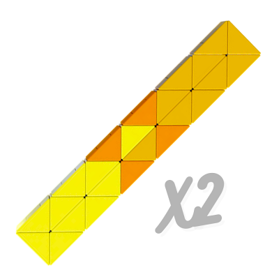 GAN Snake Cube Triple Yellow M → MasterCubeStore