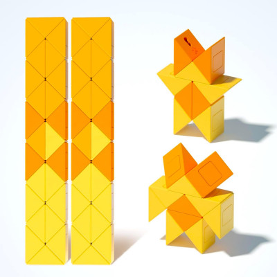 GAN Snake Cube Triple Yellow M → MasterCubeStore